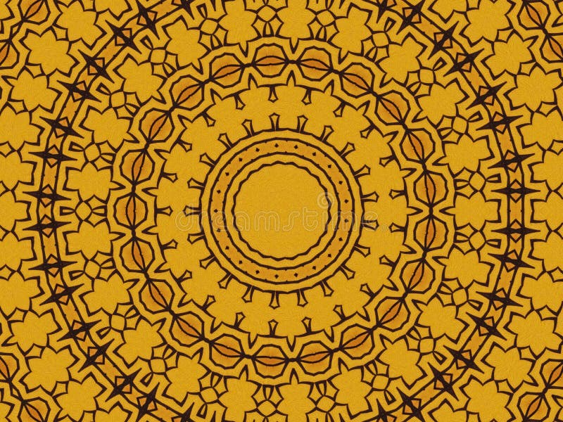 Yellow (pattern) Illustration. Stock Illustration - Illustration of ...