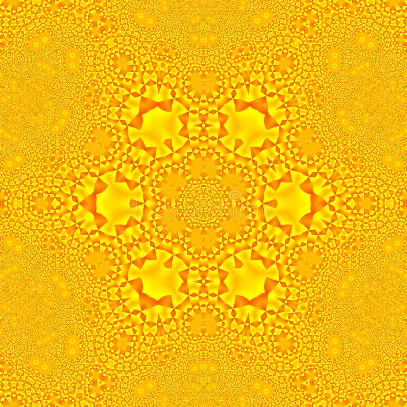Yellow (pattern) Fabric Design. Stock Illustration - Illustration of ...