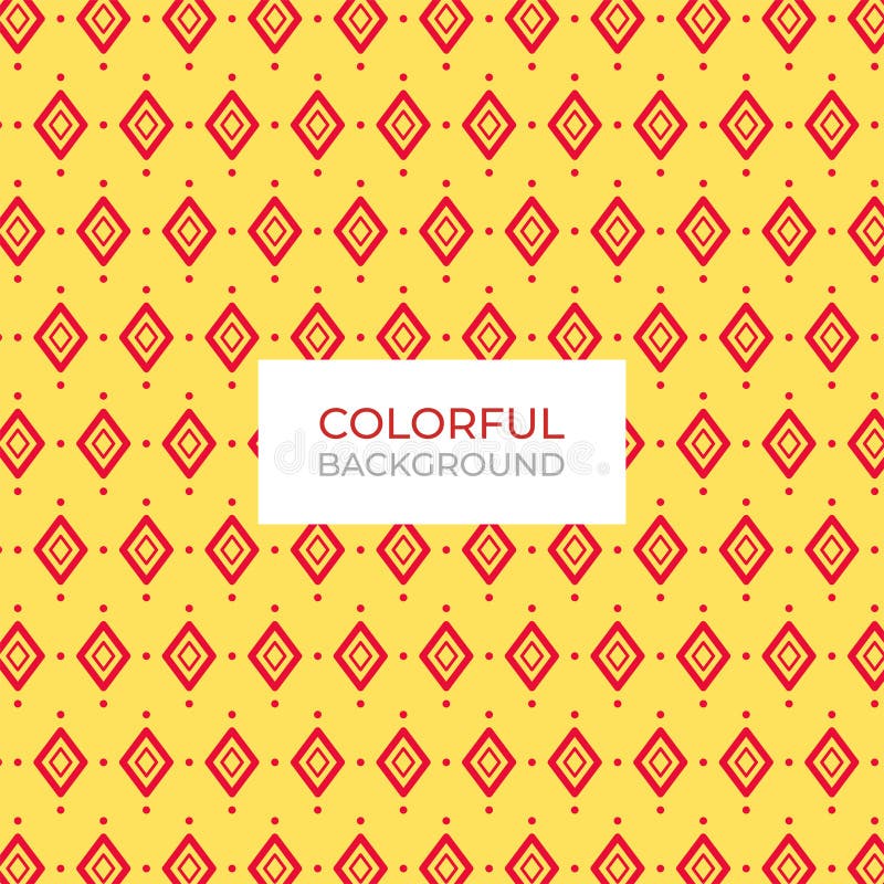 Yellow Pattern with Rhombus for Decoration, Package, Textile. Geometric ...