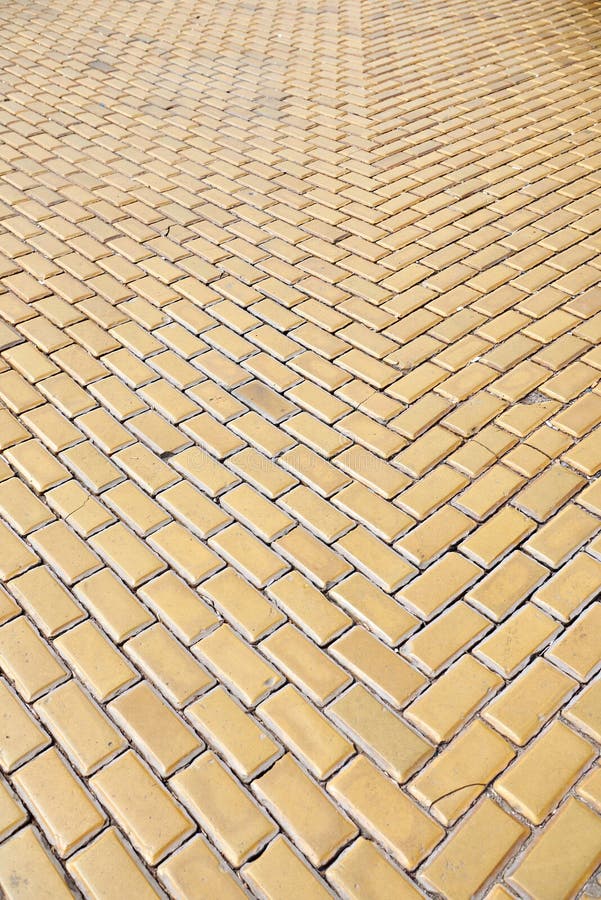 Yellow Pavement Tile in Sofia Stock Image - Image of city, geometrical ...