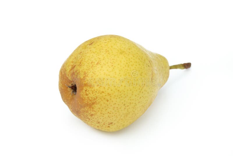 Yellow pear stock photo. Image of eating, freshness, brightly - 15860734