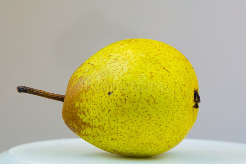 Yellow pear stock image. Image of organic, snack, stalk - 47825523