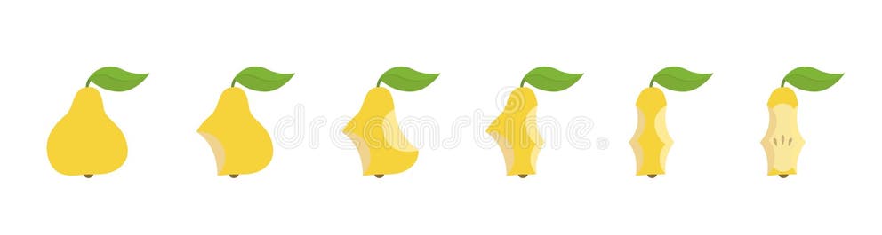 Pear Bite Vector Stock Illustrations – 239 Pear Bite Vector Stock ...