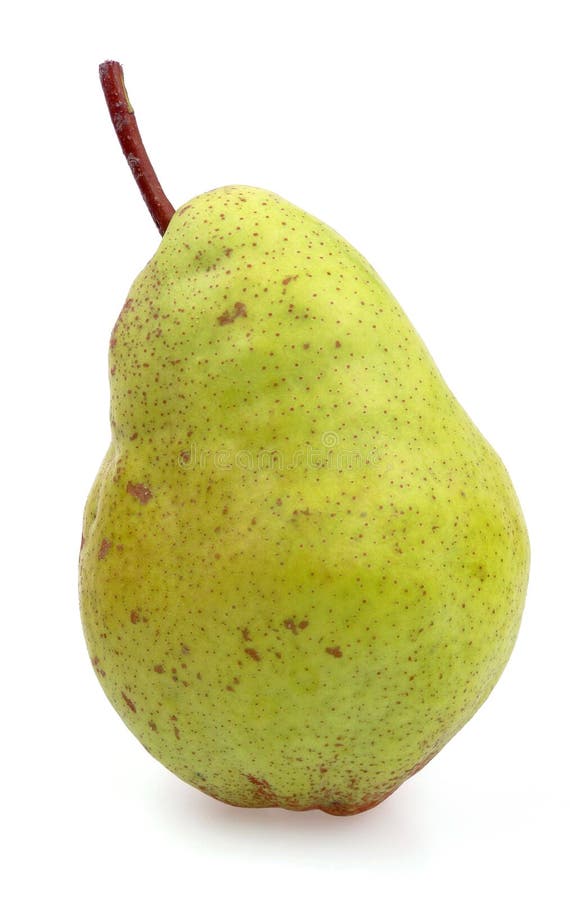 Yellow pear isolated stock photo. Image of vegetarian - 10887244