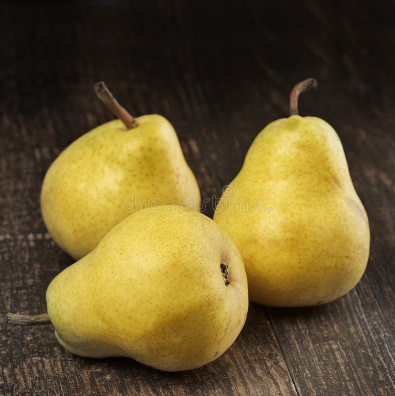 Yellow Pears stock image. Image of closeup, vegetarian - 30477907