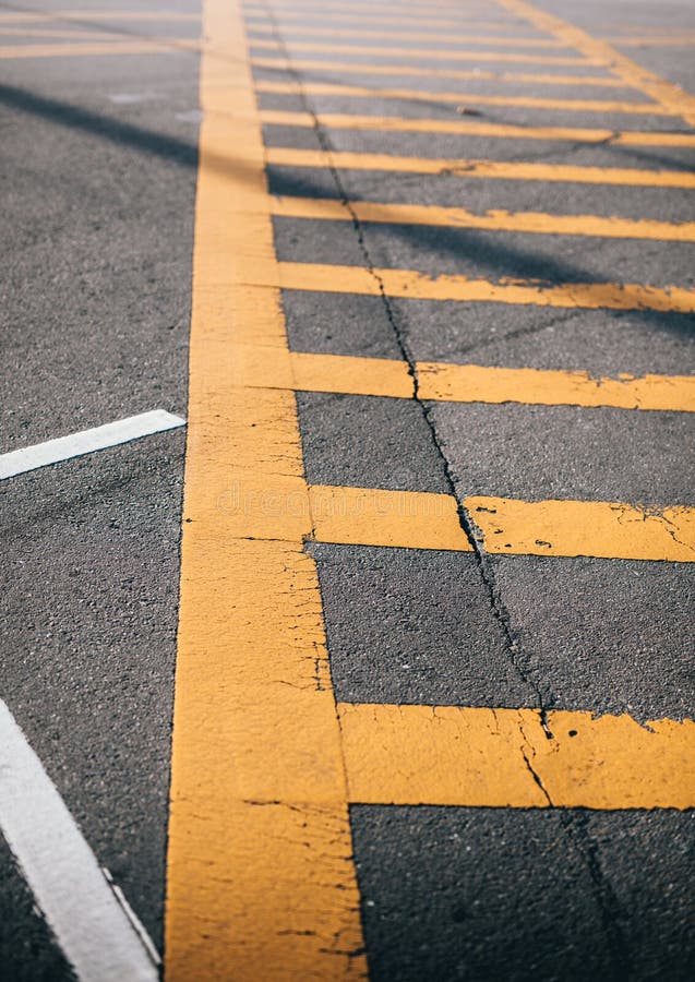 Yellow Texture Pattern Blind Path Stock Photo - Image of blindpath ...
