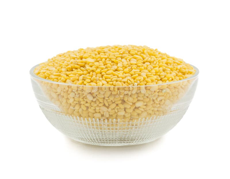 Peeled Split Mung bean stock image. Image of seed, skinned - 105601185