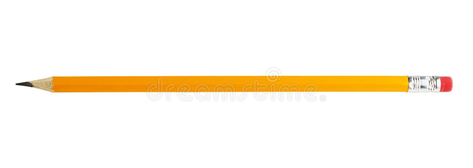 Pencil isolated on white stock image. Image of tool, erase - 2178229