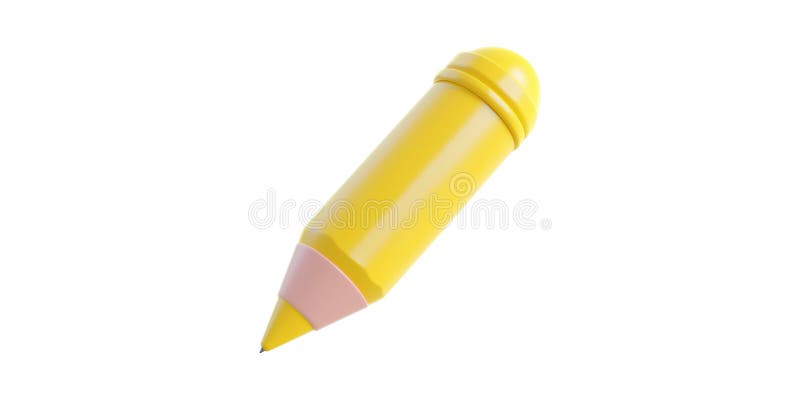 Yellow Pencil-Shaped Lip Balm. Creative Cosmetic Design and ...