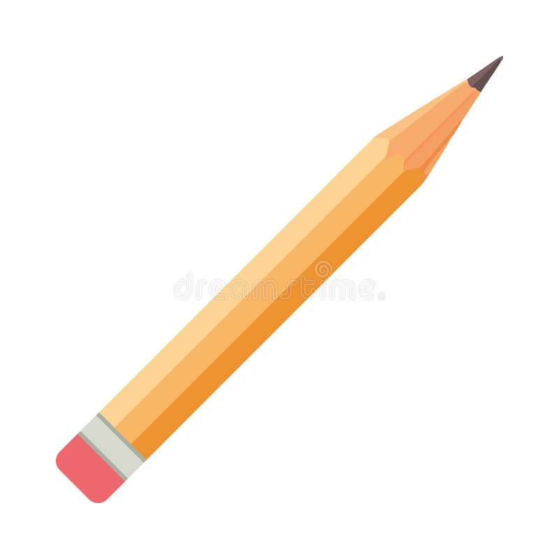 Yellow pencil tip drawing stock vector. Illustration of education ...