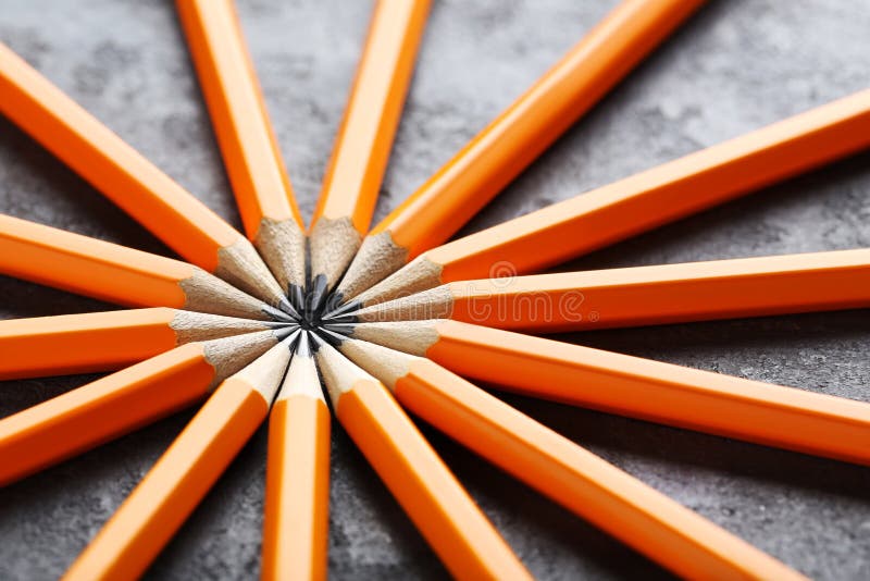 Yellow pencils stock image. Image of education, many - 91104155
