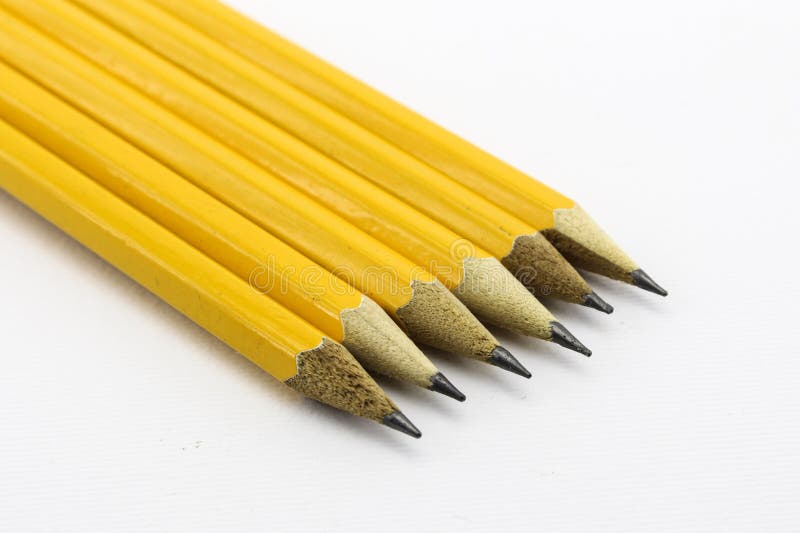 Yellow Pencils stock photo. Image of pencils, abstract - 68928222