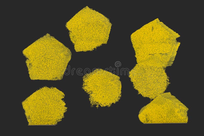 Painted Shapes and Bold Colors on a Stucco Wall Stock Image - Image of ...