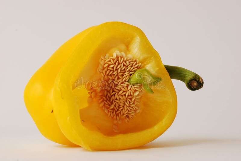 Yellow Pepper stock photo. Image of lunch, sliced, nutritious - 93797240