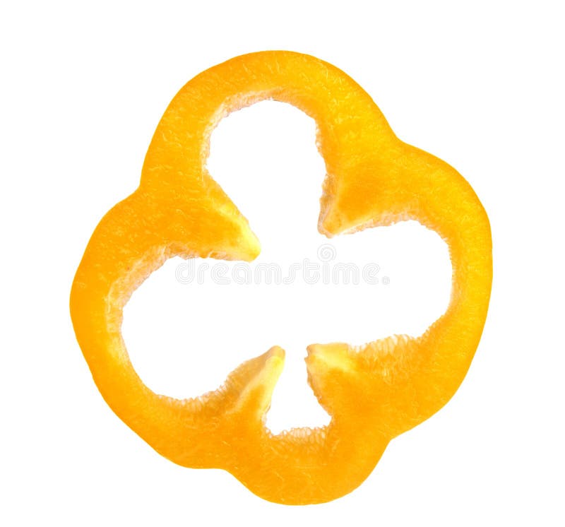 Capsicum slice stock photo. Image of bell, pepper, capsicum - 7395606