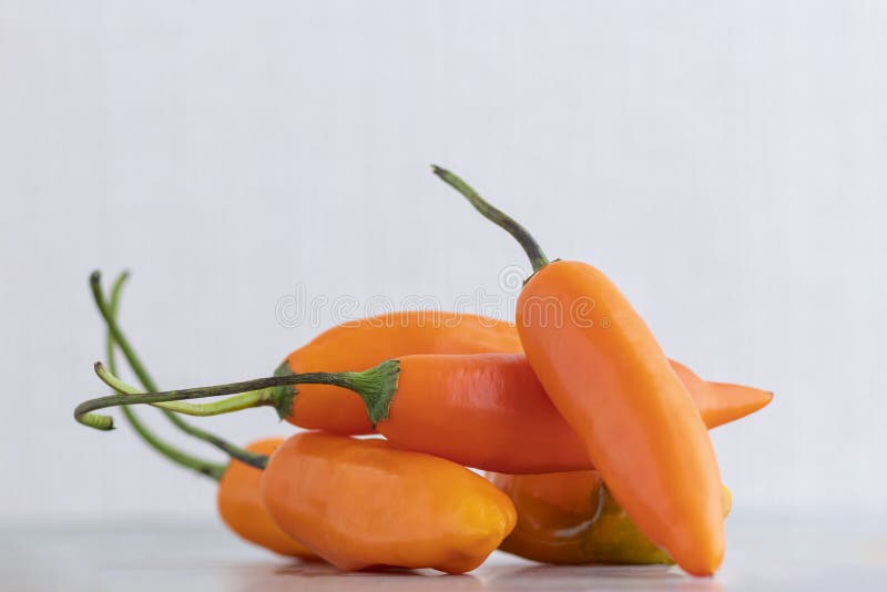 Yellow Peppers, the Main Ingredient in Peru Cuisine Stock Photo - Image ...