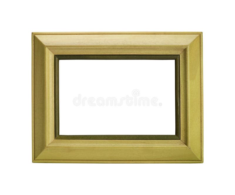 Yellow photo frame stock image. Image of isolated, empty - 23974141
