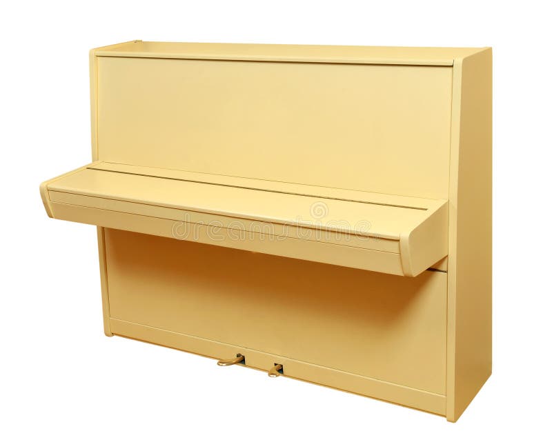 Yellow piano stock image. Image of musical, composition - 23512889