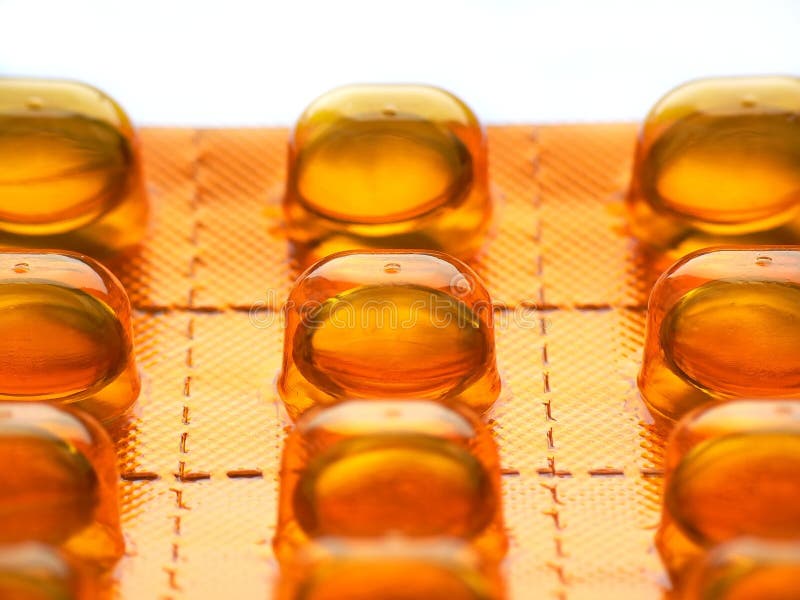 Yellow pills stock image. Image of prescription, health - 3654819