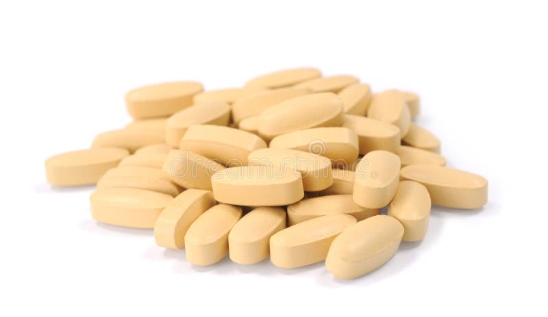 Yellow pills stock image. Image of drugs, yellow, health - 33855133