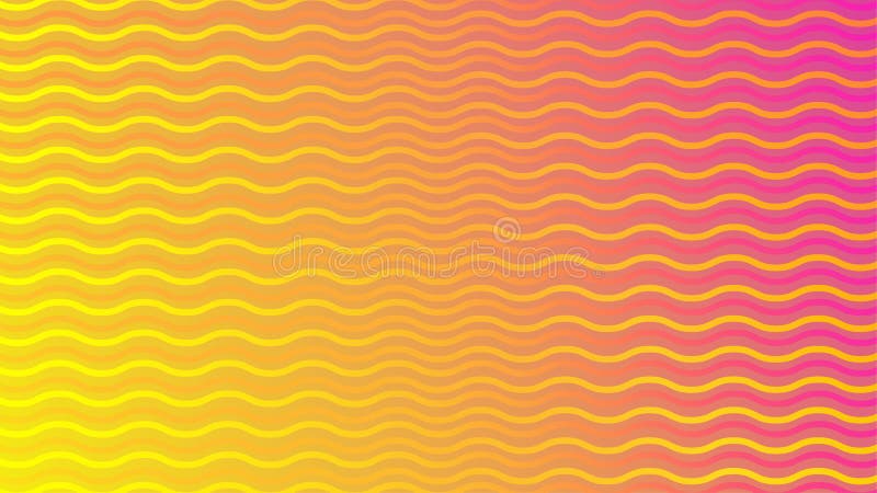Yellow Pink Gradient Summer Style Background Illustration. Modern ...