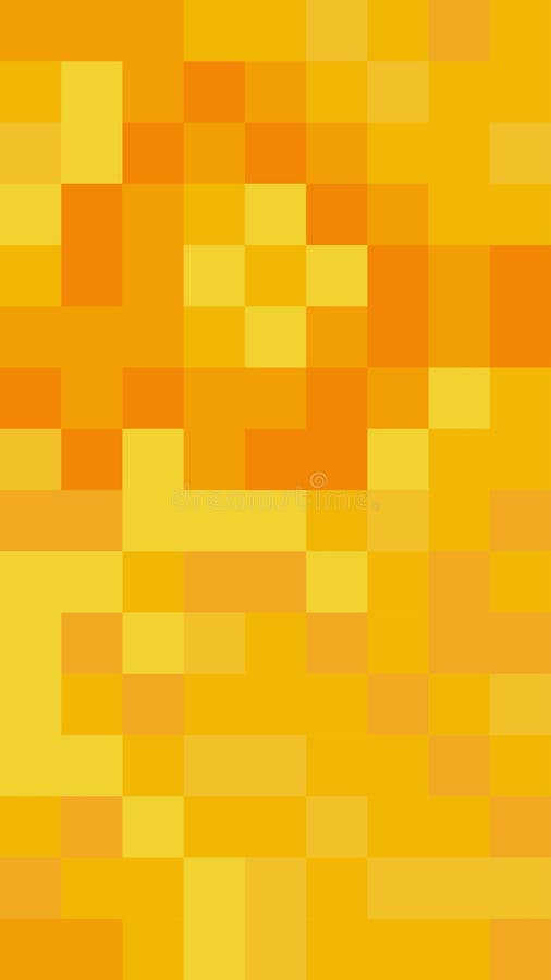 Yellow Pixel Abstract Vertical Background, Geometric Pixel Gradient ...
