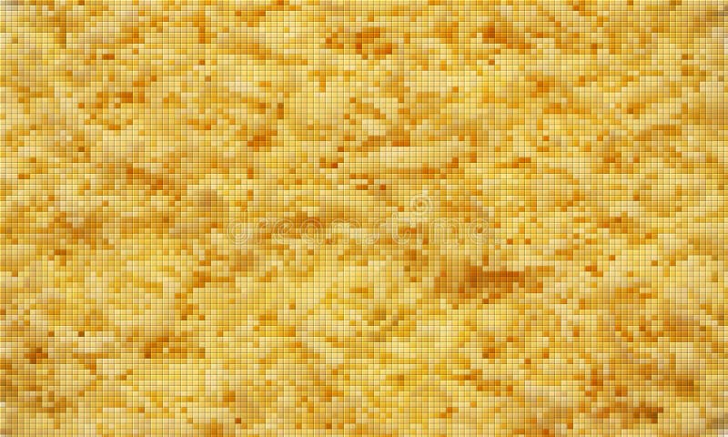 Yellow pixel background stock photo. Image of mosaic - 174360350