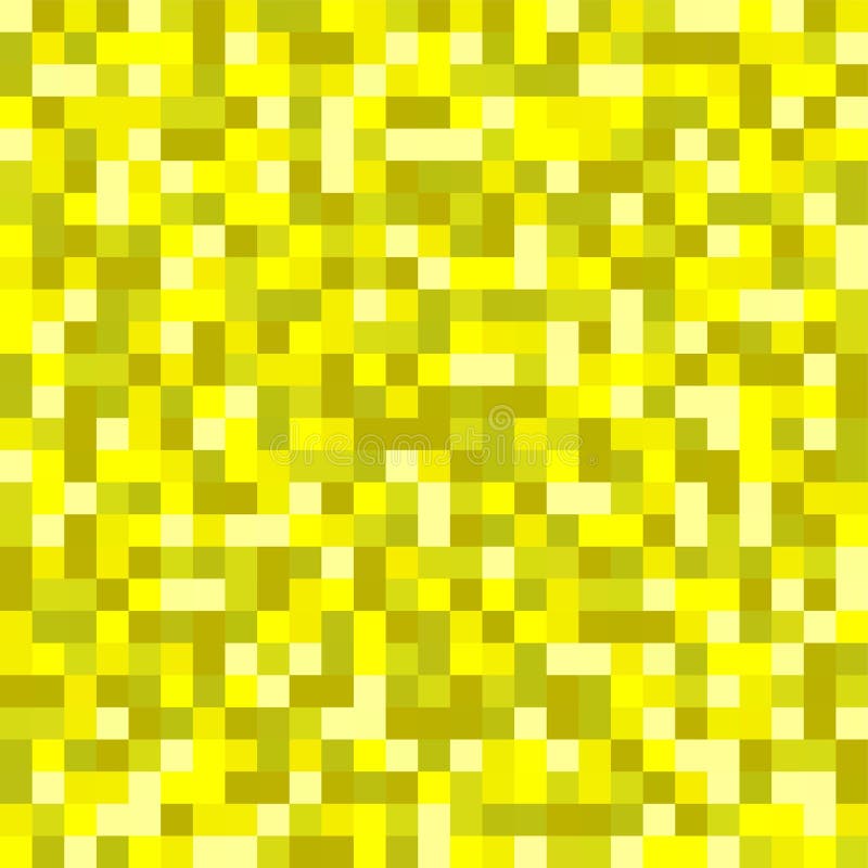 Yellow Pixel Pattern or Background in Pixel Art Stock Vector ...