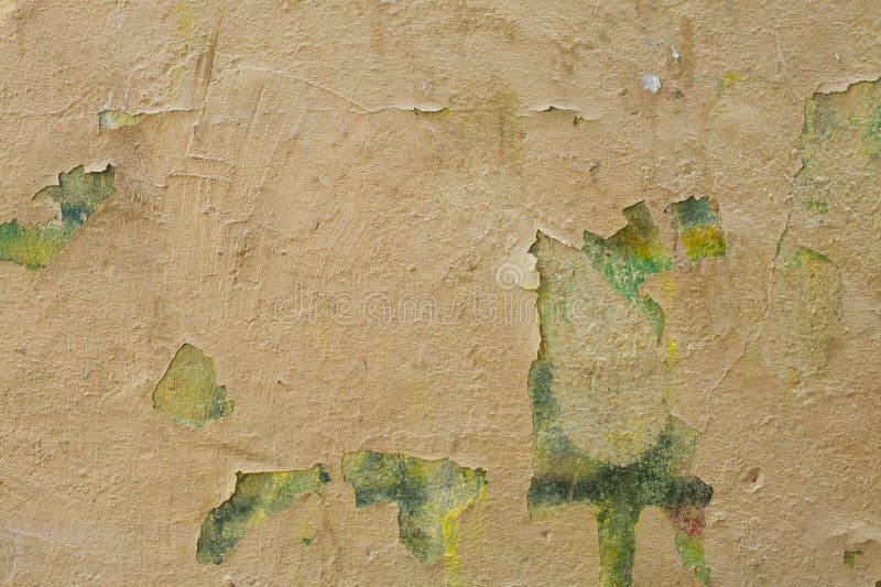 Yellow Plaster Stucco Material Background, Retro Pattern for ...