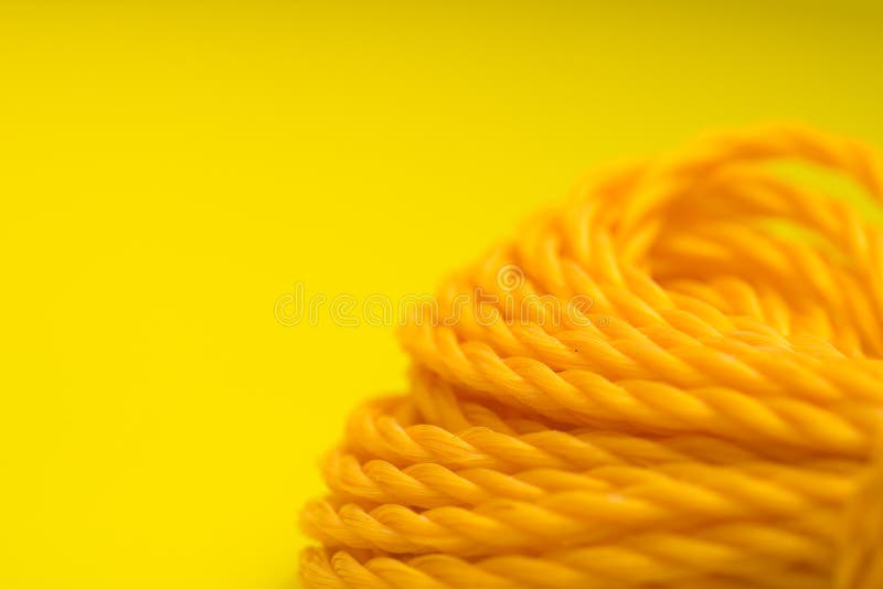 Yellow Plastic Rope stock photo. Image of yellow, rope - 62685342