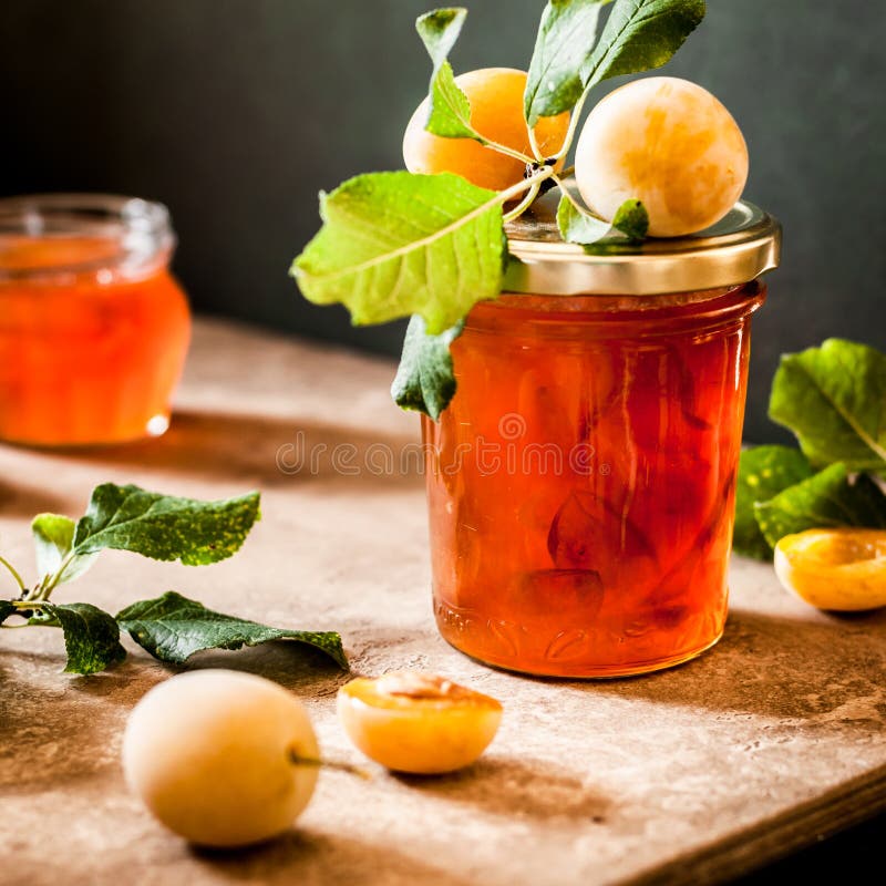 Yellow Plum Jam stock image. Image of ingredient, fruit - 124416457