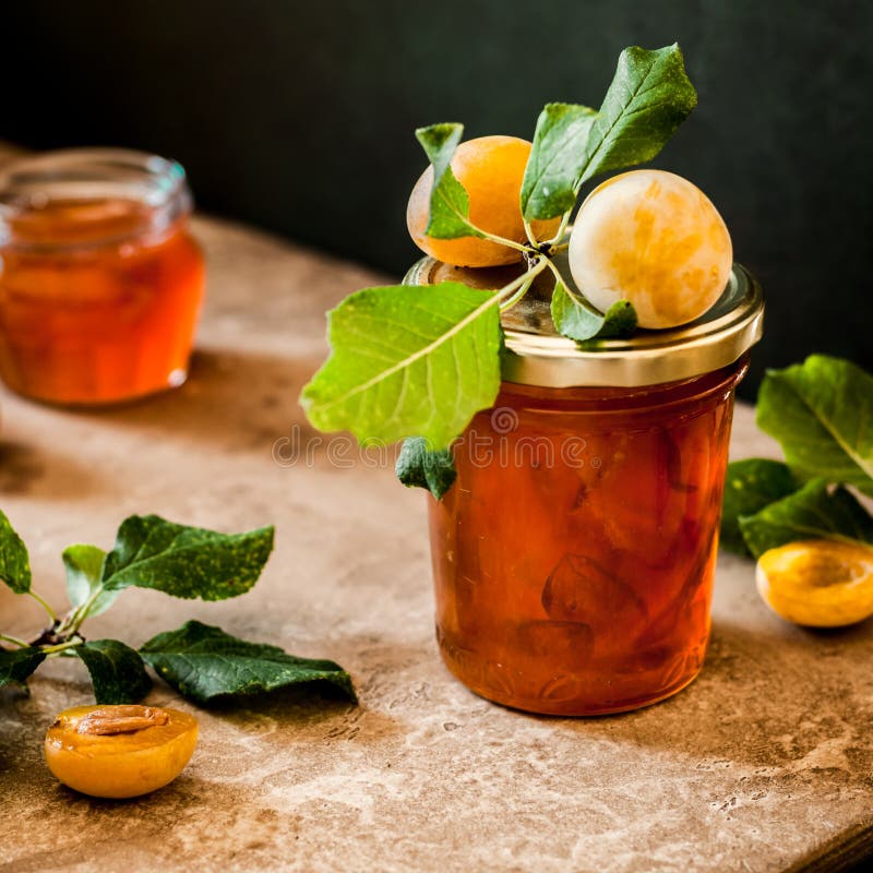 Yellow Plum Jam stock photo. Image of fresh, food, ingredient - 125081748