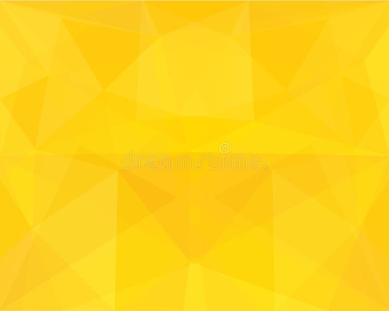 Yellow Polygon Abstract Background. Stock Vector - Illustration of ...