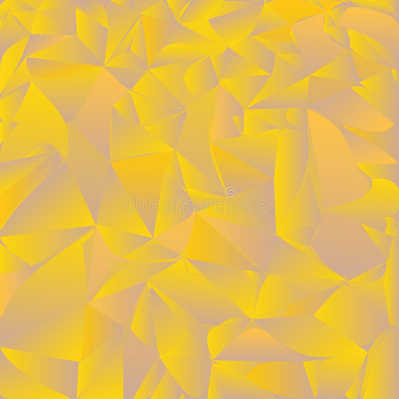 Yellow Polygon Abstract Background. Stock Vector - Illustration of ...