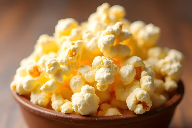 The Yellow Popcorn, Baked with Fragrant Butter, Ready To Eat Stock ...