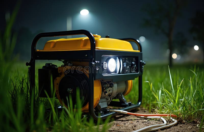 Sturdy Yellow Portable Generator Stock Illustrations – 10 Sturdy Yellow ...