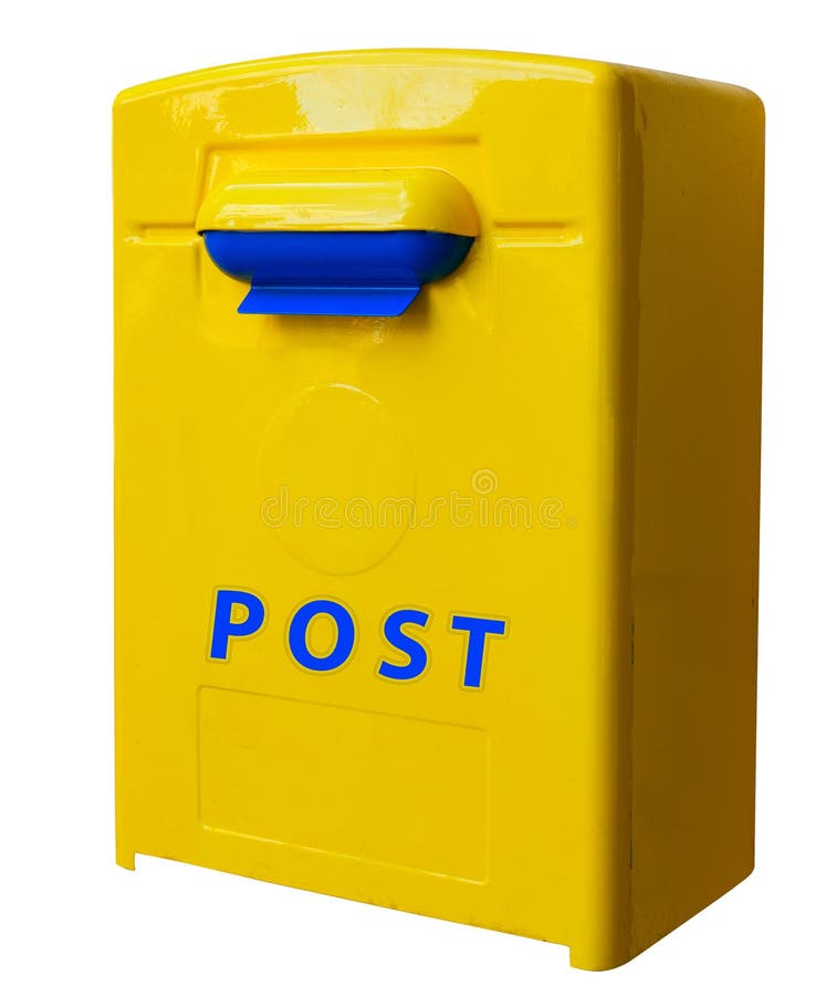 Red post box stock image. Image of white, overseas, detail - 171107