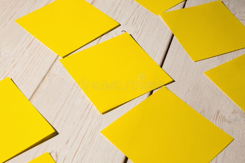 A Yellow post it note stock photo. Image of notes, copy - 53043188