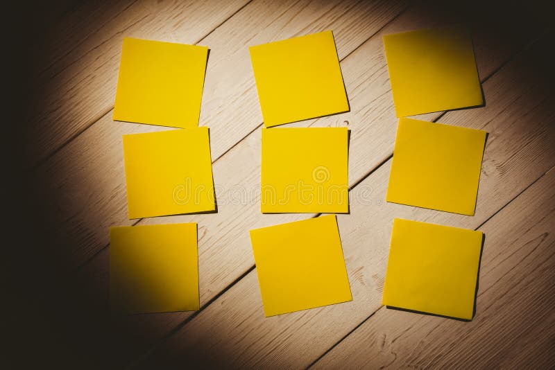 A Yellow post it note stock image. Image of post, copy - 53074103