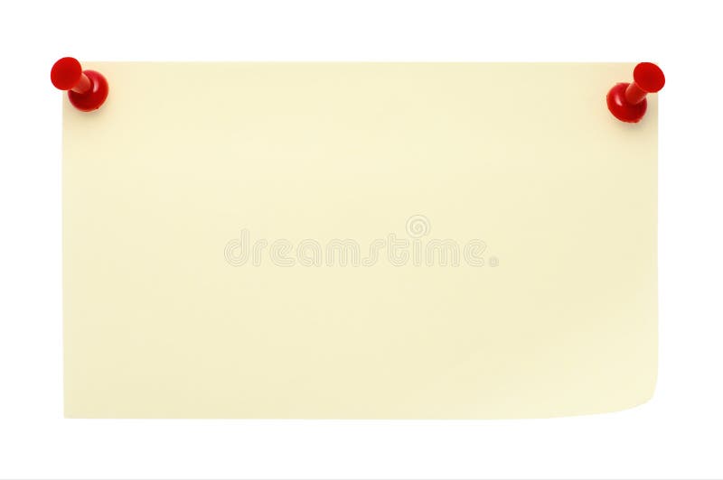 Yellow post it note stock image. Image of isolated, memories - 24770093