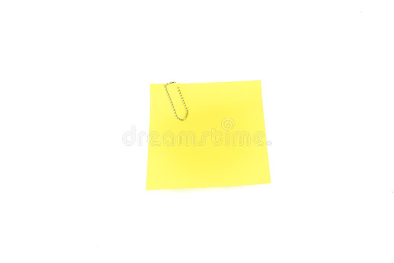Yellow post it notes stock image. Image of message, empty - 104528207