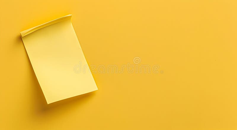 Yellow Post-it Paper, Post-it Note Sticker Stock Photo - Image of idea ...