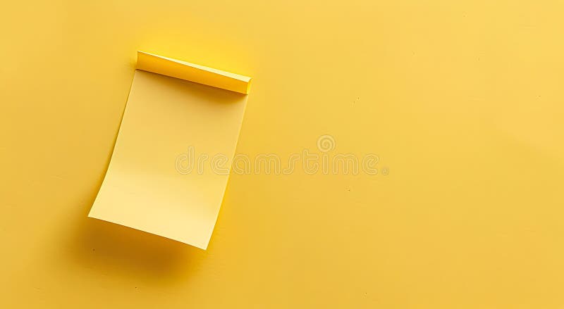 Yellow Post-it Paper, Post-it Note Sticker Stock Photo - Image of post ...