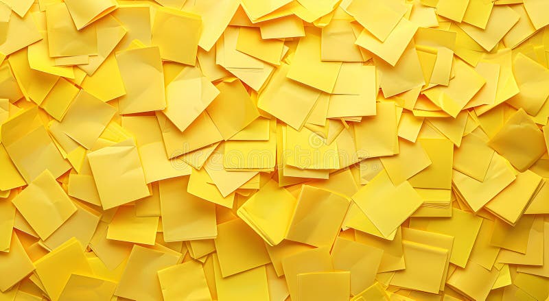 Yellow Post-it Paper, Post-it Note Sticker Stock Photo - Image of ...