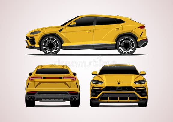 Lamborghini Side View Stock Illustrations – 50 Lamborghini Side View ...