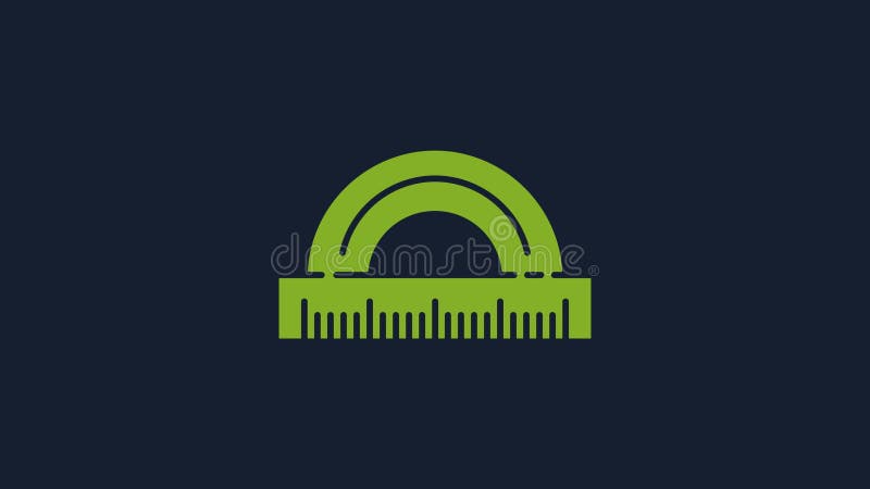 Yellow Protractor Grid for Measuring Degrees Icon Isolated on Blue ... Yellow Protractor Grid for Measuring Degrees Icon Isolated on Blue ...