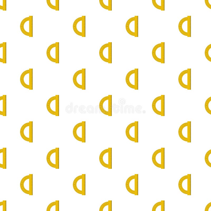 Yellow Protractor, Full Circle 360 Degrees Stock Vector - Illustration ...