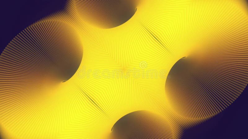 Yellow-purple Abstract Design. 3d Rendering Loop Animation 4K Stock ...