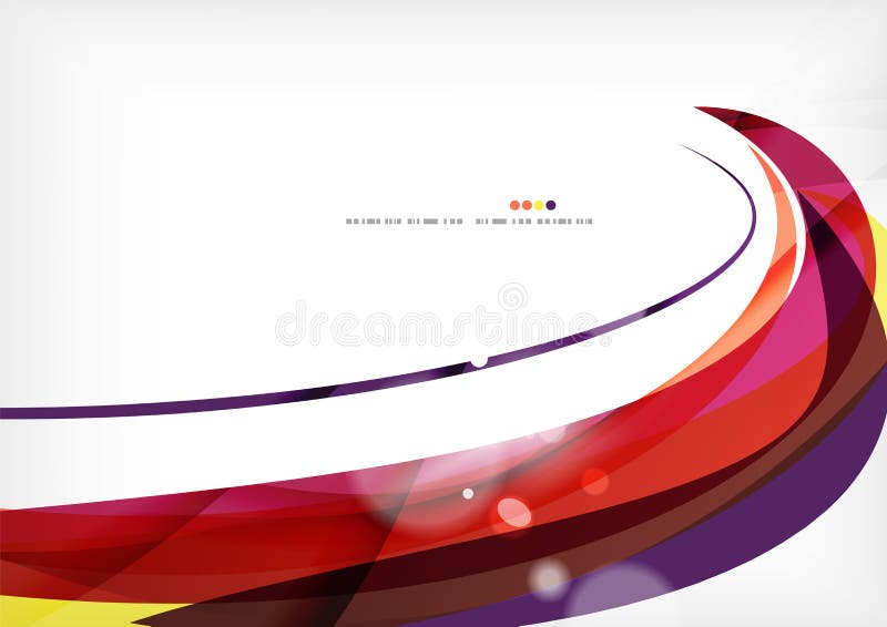 Yellow and Purple Color Lines, Abstract Background Stock Vector ...