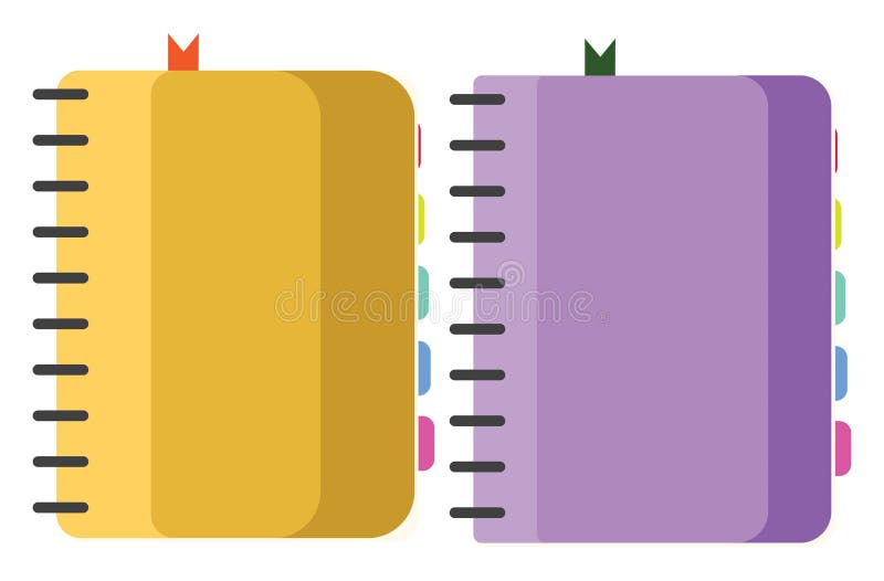 Purple Diary with an Elastic Band. You Can Make Any Entries Stock ...